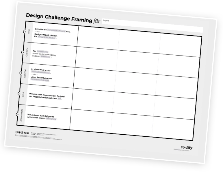 Innovation Tool Download › Project Challenge Framing Poster › co:dify Group