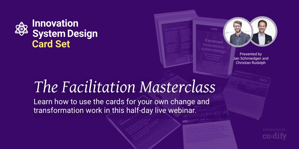 Innovation System Design Cards: Facilitation Masterclass (½ Day) › co ...